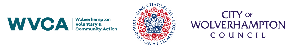 CWC WVCA Coronation Logo Strip3 | Wolverhampton Voluntary & Community ...